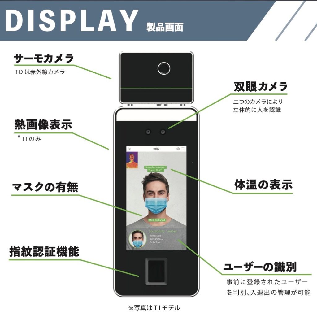 非接触型検温端末 | 商品案内 | 株式会社DigiFocus